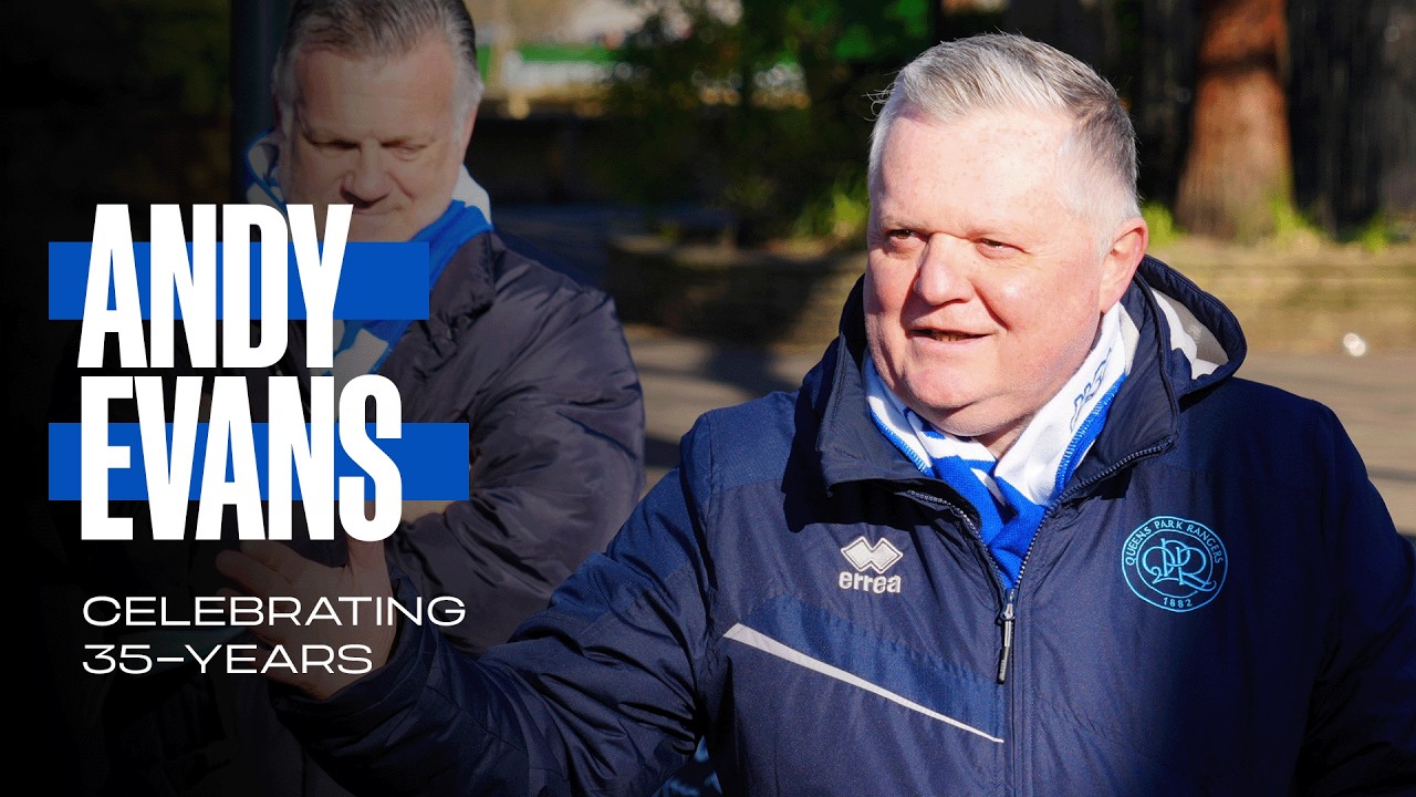 "IVE BEEN VERY LUCKY" | Andy Evans On 35-Years At QPR Trust - YouTube
