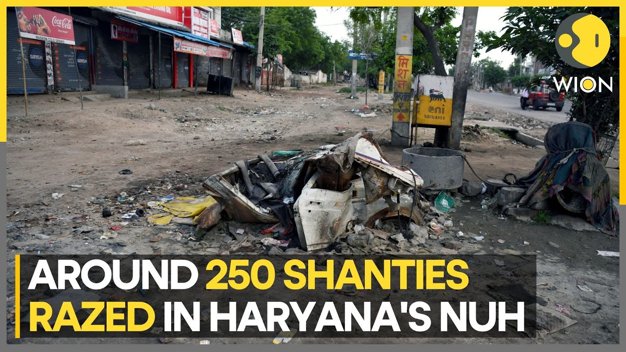 Nuh, Haryana: 250 shanties and encroachments demolished over connection ...