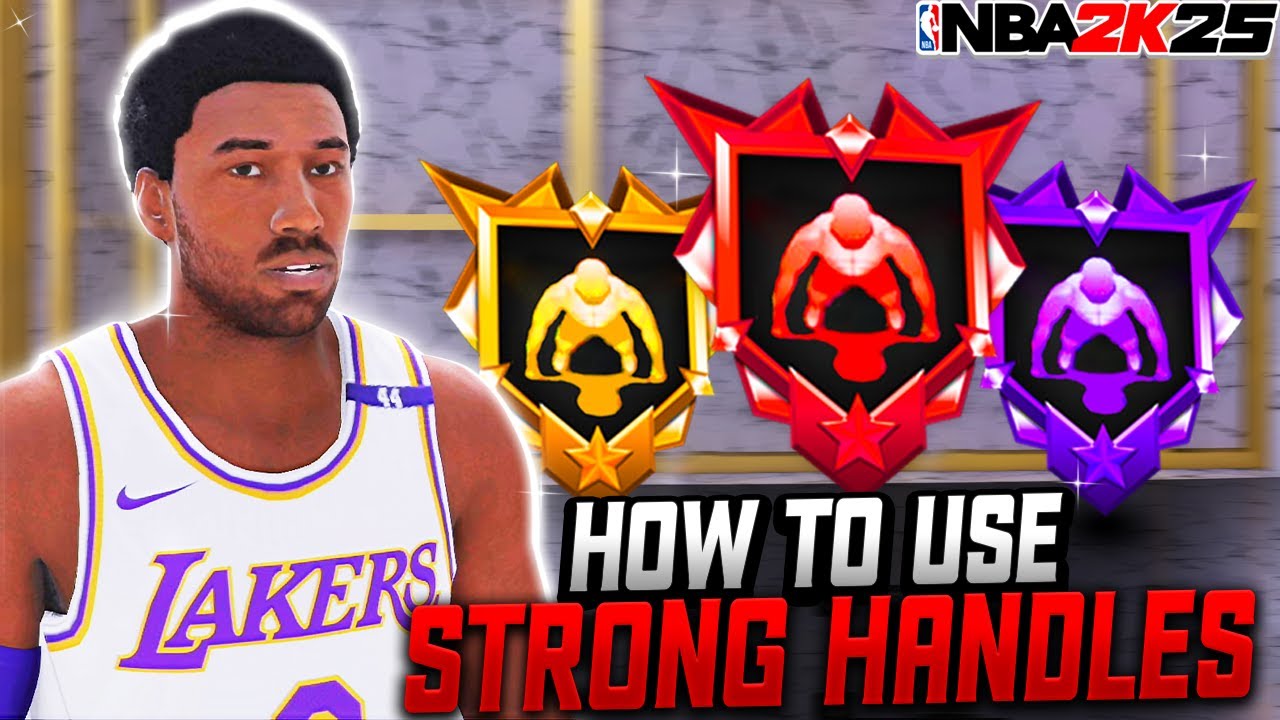 THIS BADGE in NBA 2K25 is OVERPOWERED! HOW TO USE STRONG HANDES in NBA ...