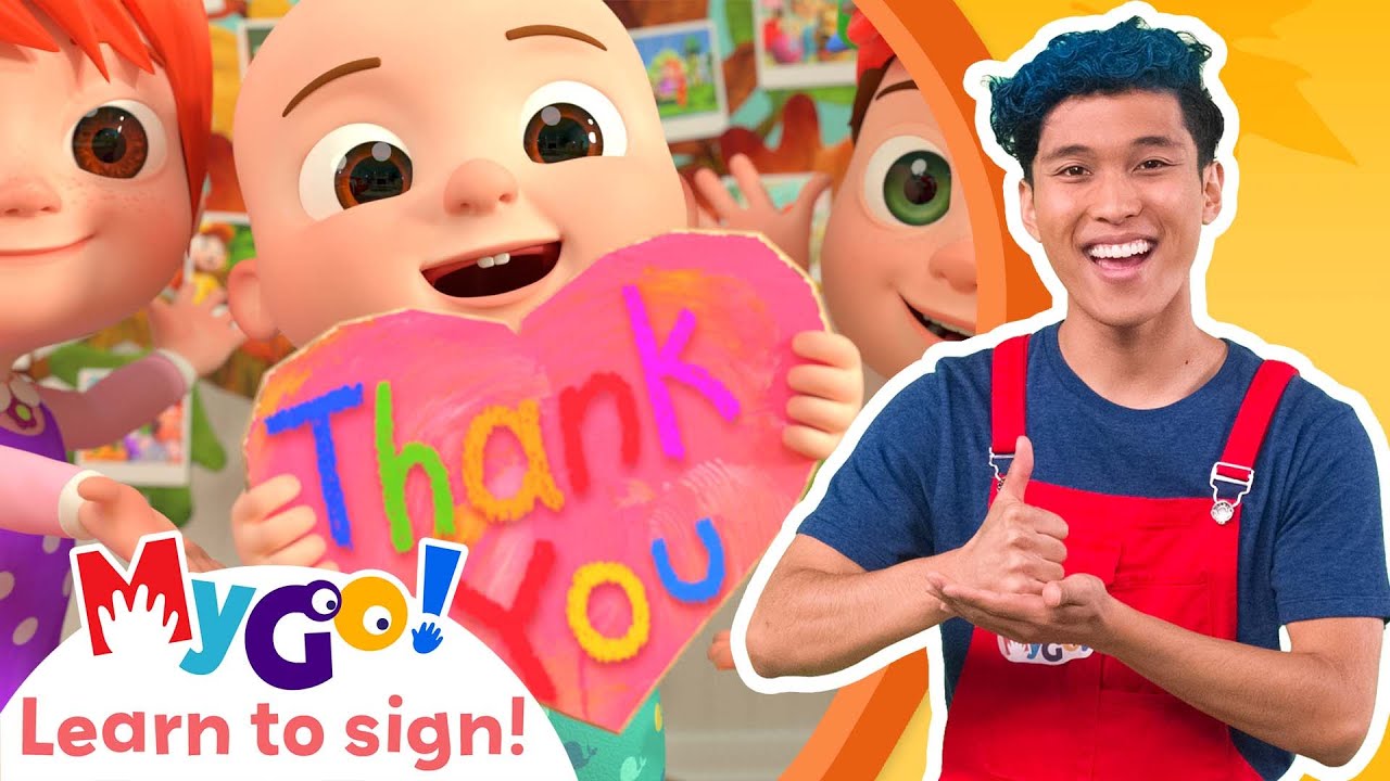 Thank You Song + MORE! | CoComelon Nursery Rhymes | Sign Along - MyGo ...