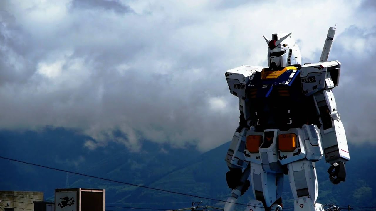 1/1 scale GUNDAM in Shizuoka : sunday morning - YouTube