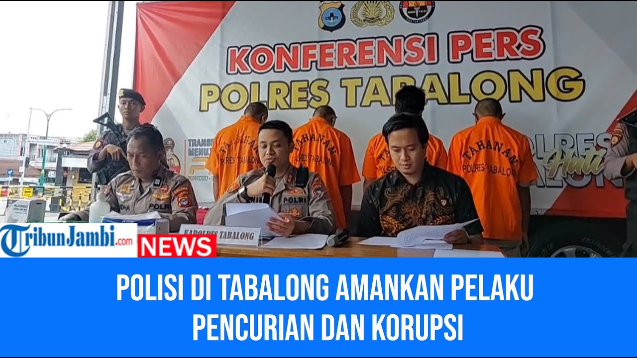 Polres Tabalong Amankan Pelaku Pencurian Dengan Pemberatan dan Korupsi ...