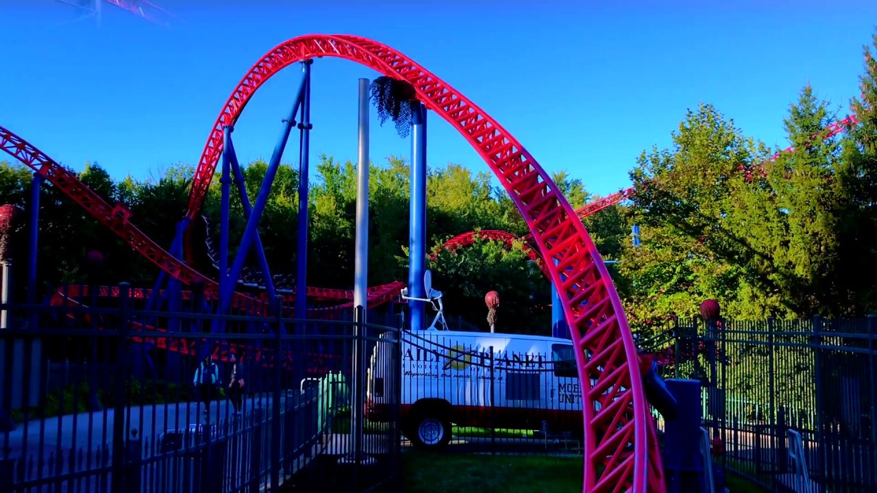 Superman: The Ride Review, Intamin Hyper Coaster in Six Flags New ...