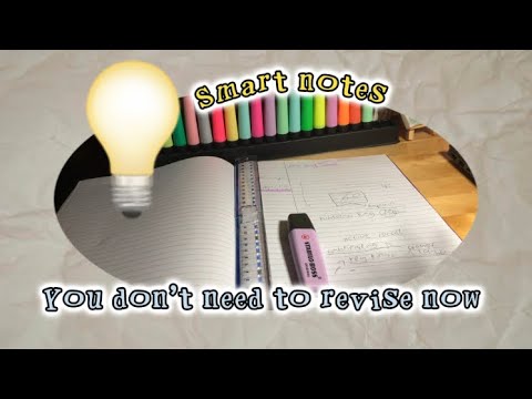 How to take SMART NOTES 📝 \ methods top students use to save hours ...