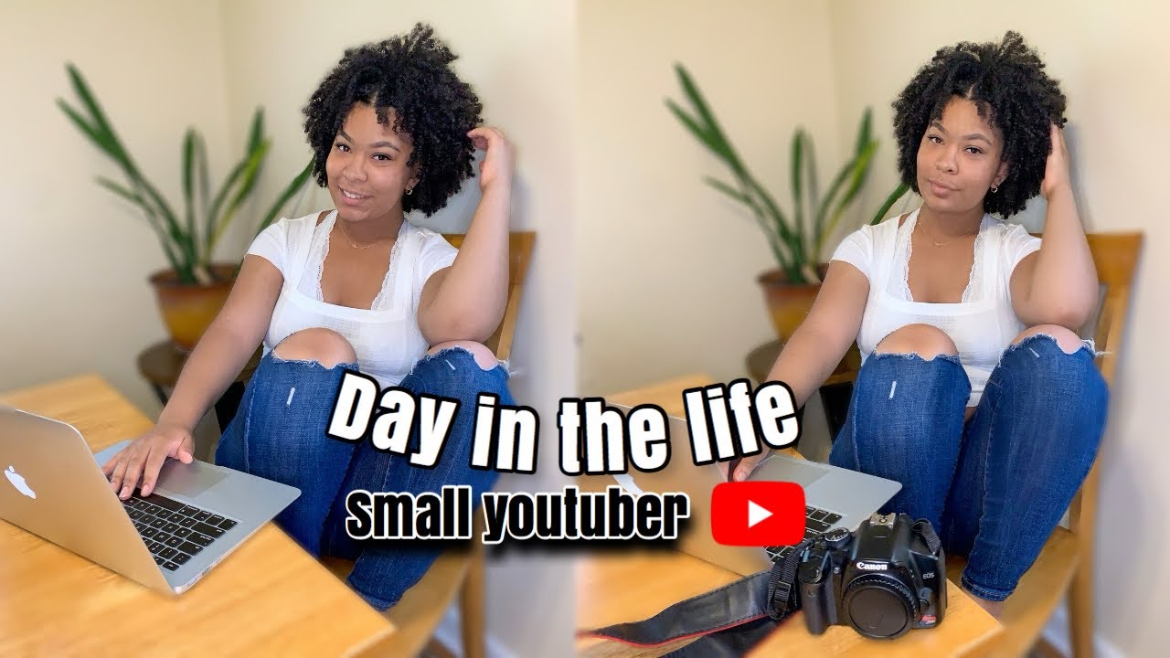 DAY IN THE LIFE OF A SMALL YOUTUBER (Youtube algorithm/ thumbnails ...