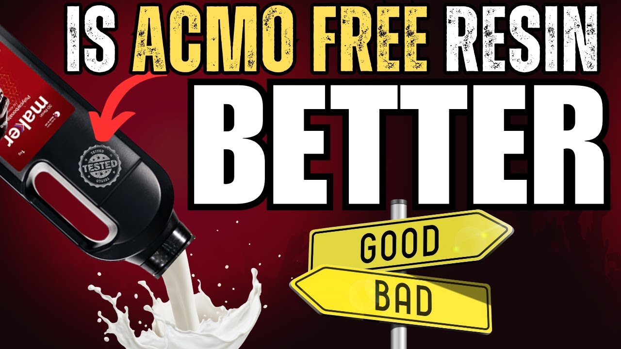 ACMO FREE Maker 3D Printer Resin Its SAFER But Is It BETTER - YouTube