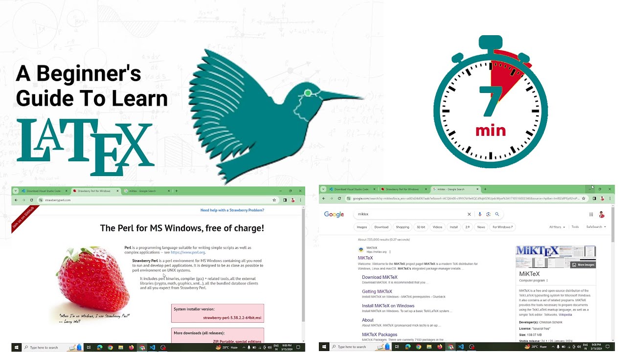 A Beginners Guide To Learn Latex With In 7 Minutes || Latex Workshop