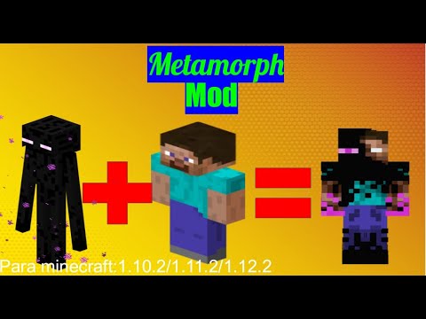 Metamorph mod/Conviértete en casi cualquier mod de minecraft - YouTube