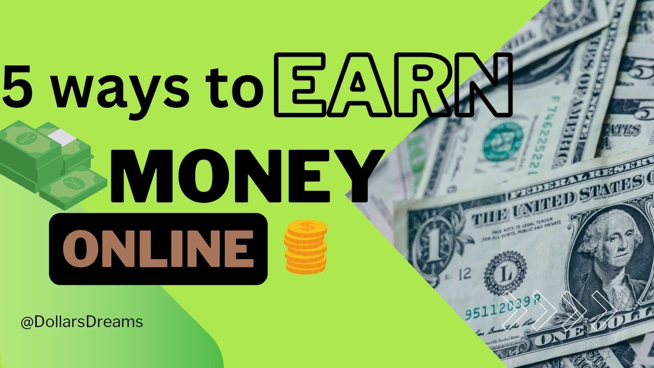 Five easiest and quick ways to earn money online #money # ...