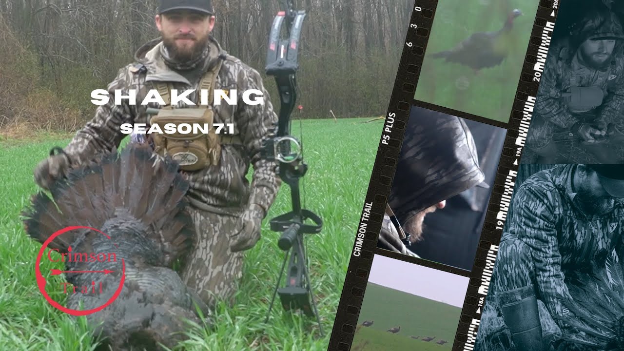 SEASON 7.1 SHAKING (Turkey hunting with my bow) - YouTube