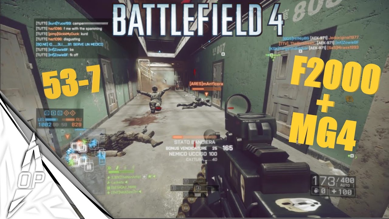 BF4 LOCKER F2000+MG4 53-7 _ BATTLEFIELD 4 PC GAMEPLAY [1440P 60FPS ...