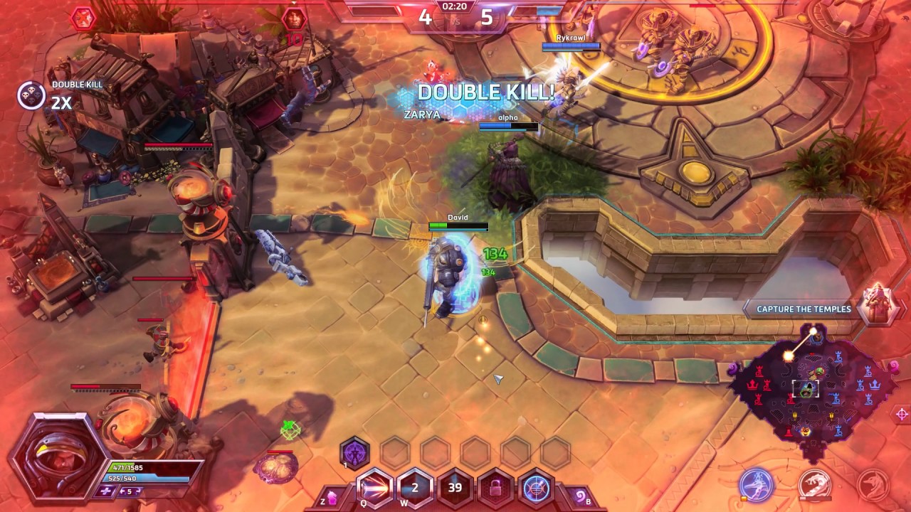 Heroes of the Storm (Sky Temple, Raynor playthrough) - YouTube