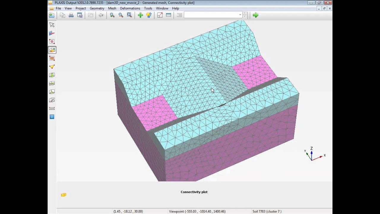 Plaxis Tutorial - Effects of a dynamic excitation on a dam - YouTube