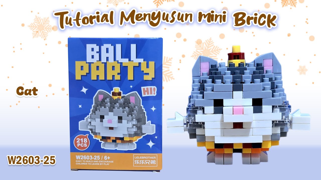 HOW I BUILD MINI LEGO BRICKS NANO BLOCKS MAKE A WISE LIFE PARTY BALL ...