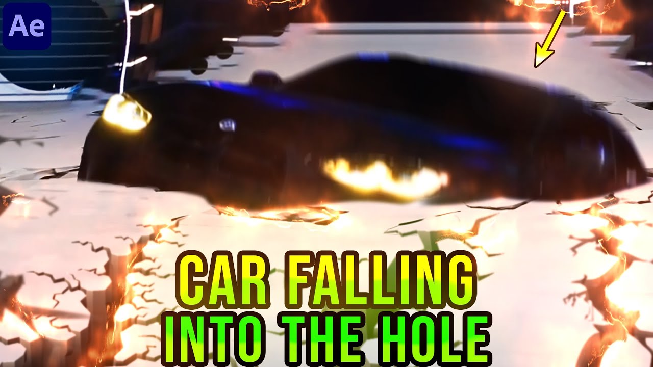 Earthquake Car Falling Into the Hole Effect in After Effects - YouTube