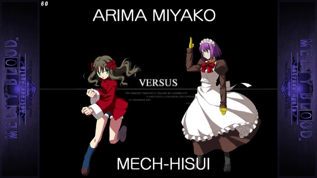 [MBAACC]MELTY BLOOD Actress Again Current Code Versus61 - YouTube