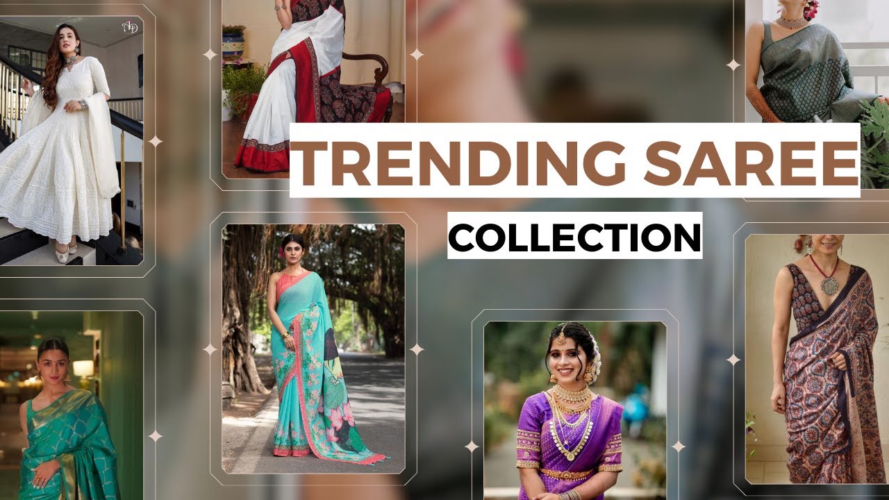 Exclusive First Look at TRENDING SAREE COLLECTION #saree #fashion # ...