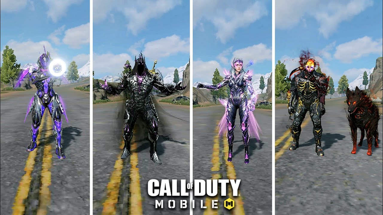 All 4 Mythic Characters Detailed Comparison With Max Graphics - Call Of ...