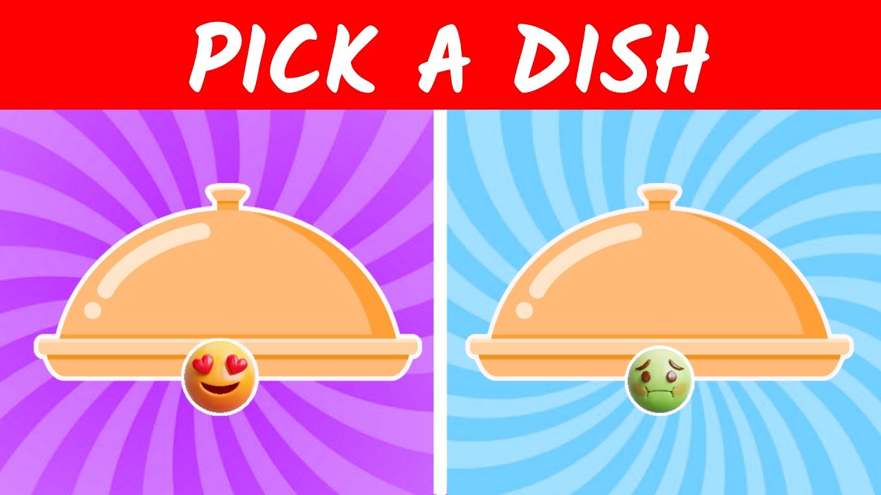 Pick a dish food edition | Good VS Bad | Cat quiz - YouTube