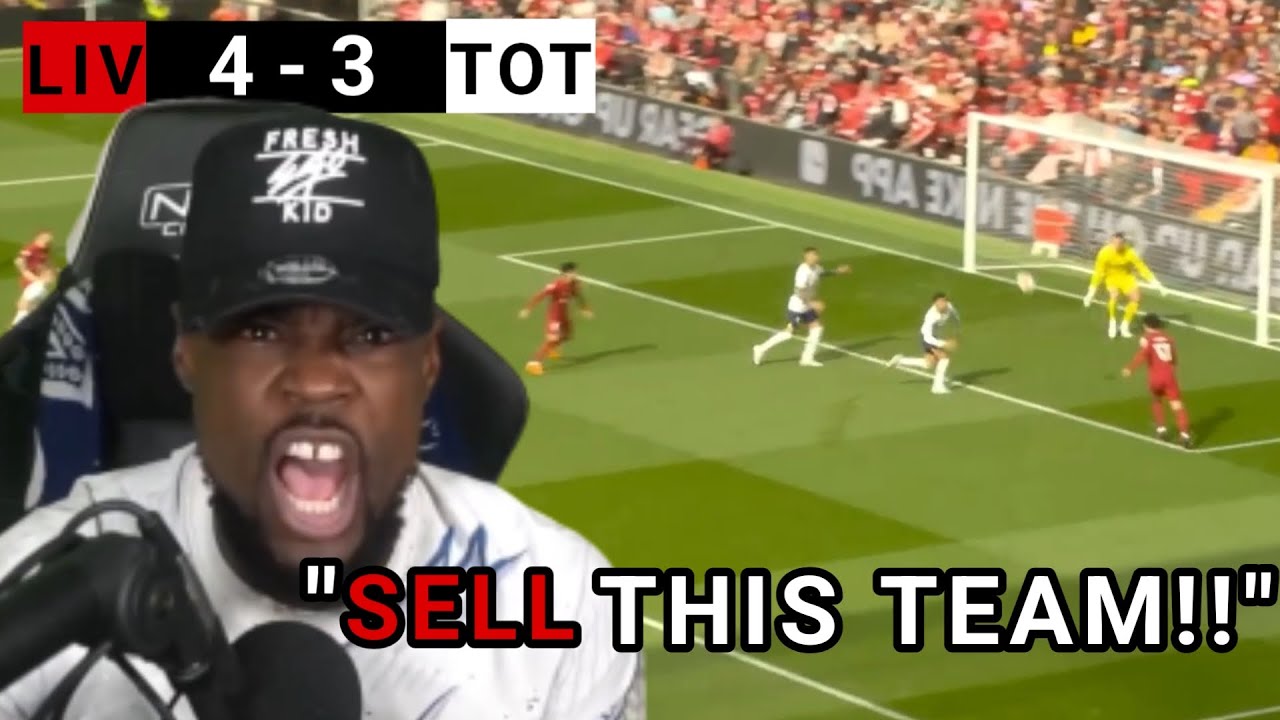 Expressions oozing Rages as Tottenham get DESTROYED by Liverpool ...