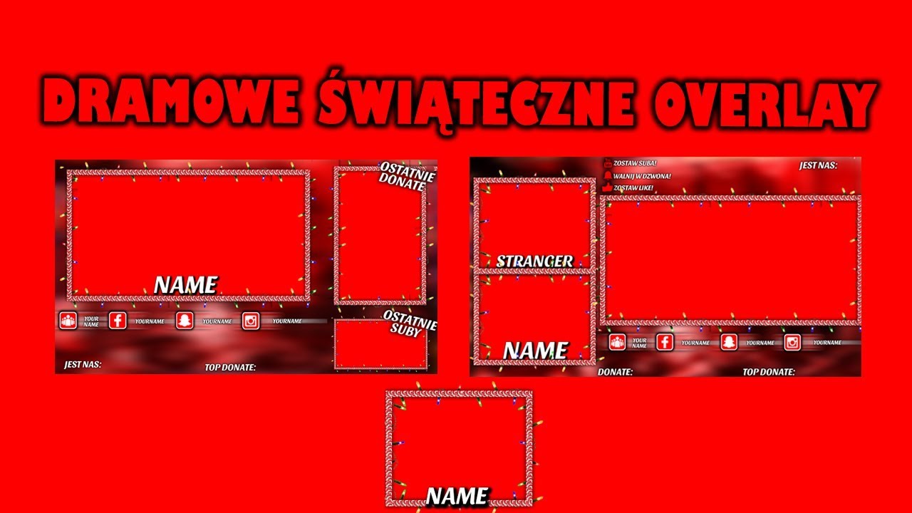 Darmowe świąteczne overlay :D - YouTube