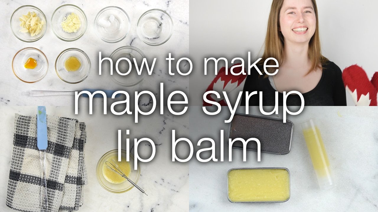 How to Make DIY Maple Syrup Lip Balm - YouTube