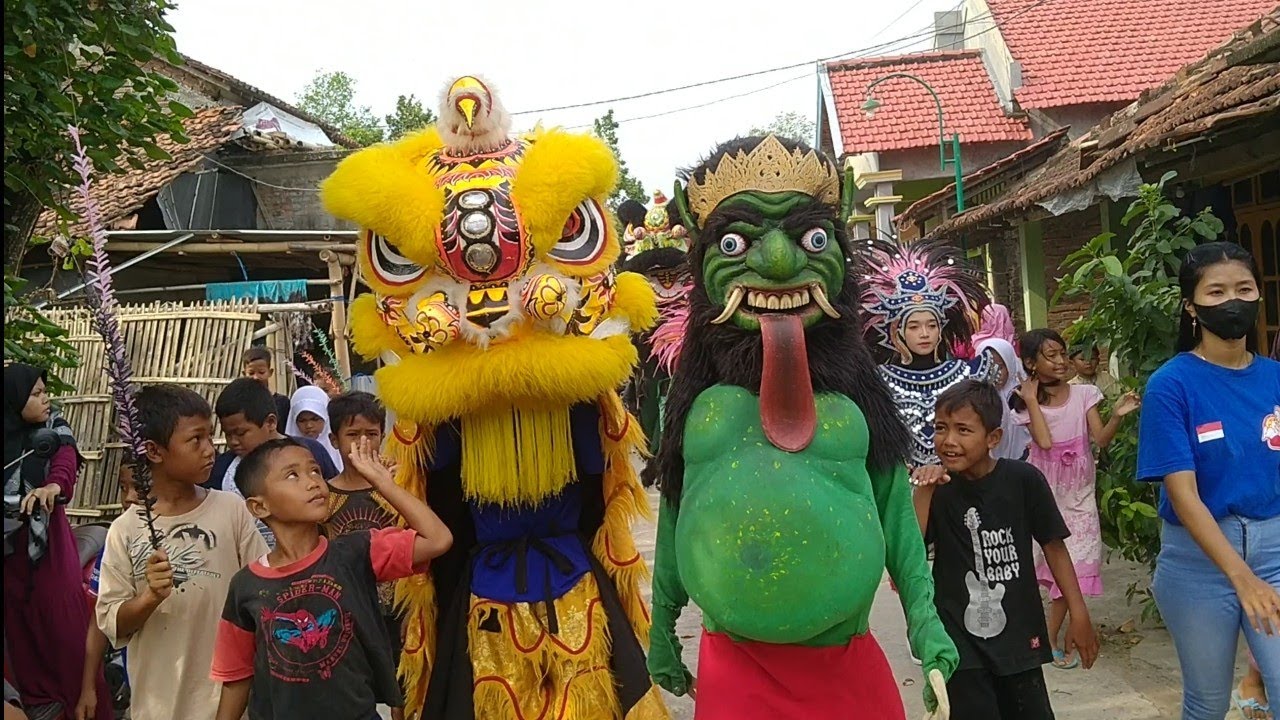 Meriah ‼️ Barongan Barongsai Buto Ijo Dan Topeng Ireng New Pandawa