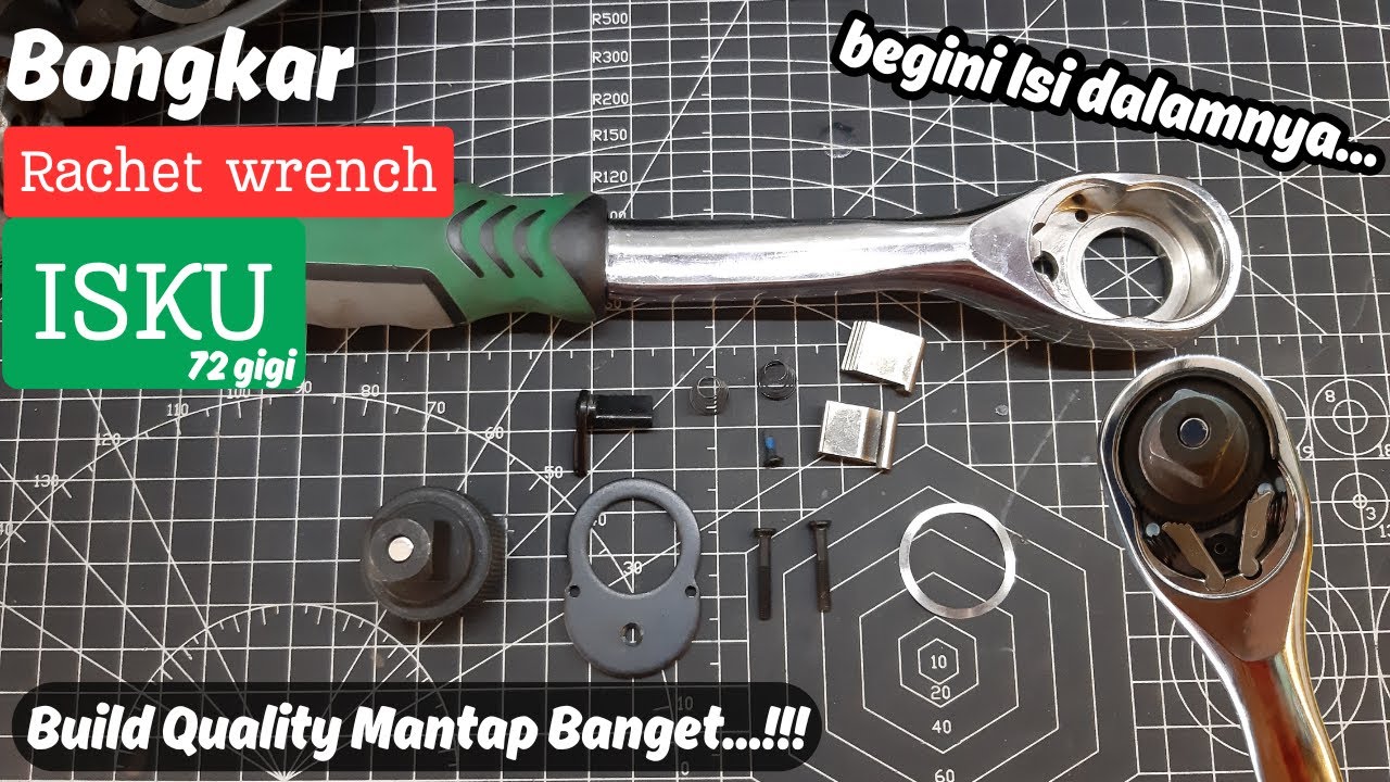 Bongkar Isi Rachet Isku 72 gigi 1\2" || Build Quality Joss & Nyaman ...