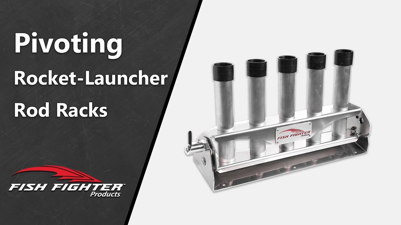 Pivoting Rocket-Launcher Rod Racks | Fish Fighter™ Products - YouTube
