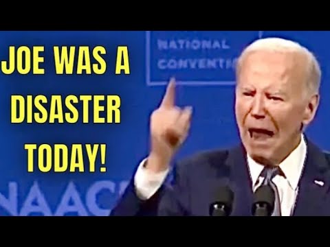 Angry Outbursts, Mistakes, & IncoherentSpeaking at Biden's NAACP Speech ...