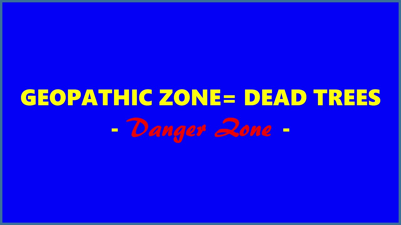 GEOPATHIC ZONE: ("DANGER ZONE") in Park (Coburg North- Melbourne, Aus ...