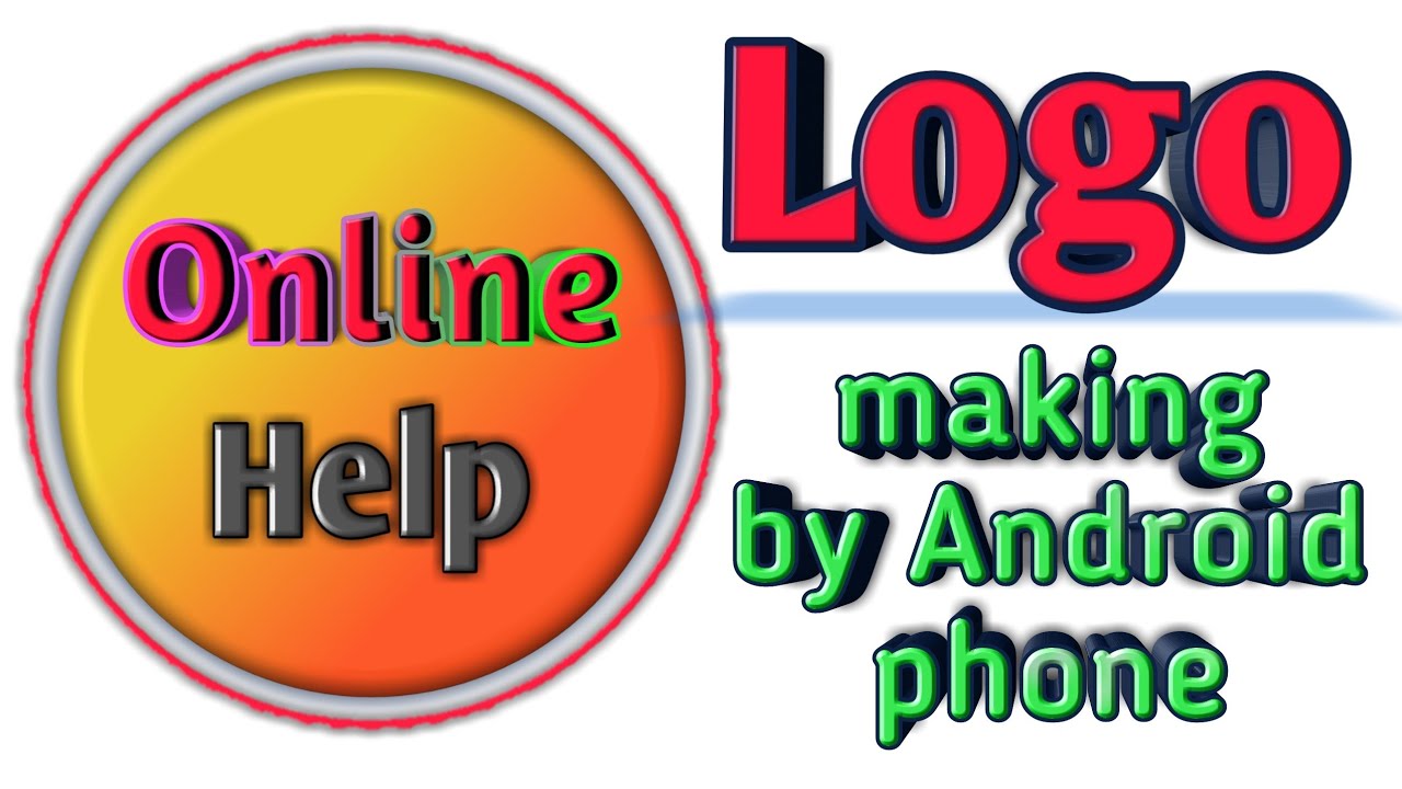 how to logo making by Android phone. - YouTube