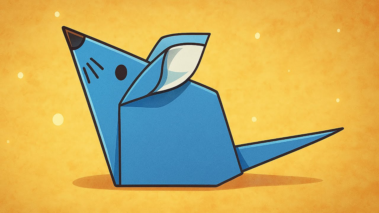 How to Make an Easy Origami Mouse - DIY Paper Mouse Tutorial Origami ...