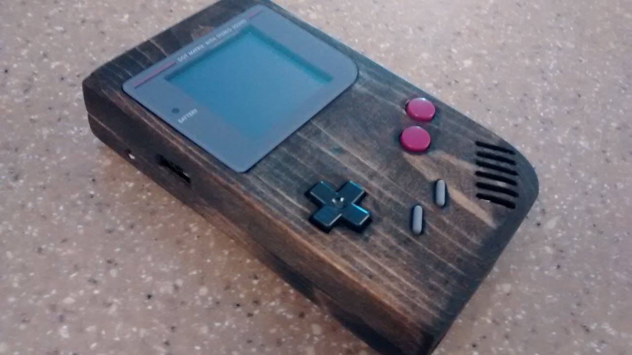 Complete - Wooden Game Boy - YouTube