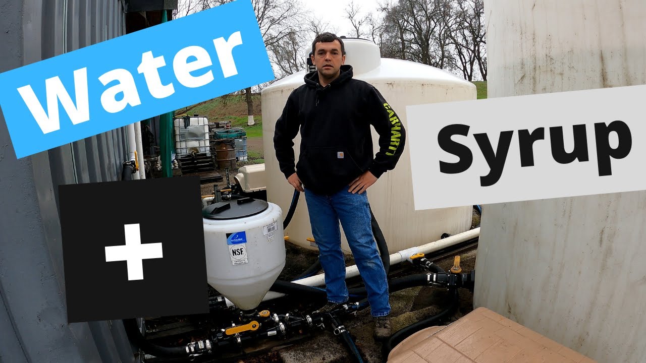 Mixing Syrup with Water - YouTube