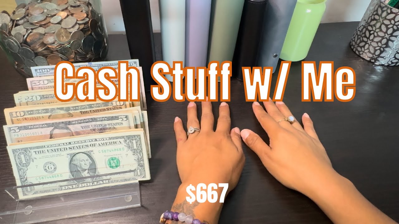 Cash Stuff w/ me for the week| New Wallet + Envelopes | Chatty | Where ...
