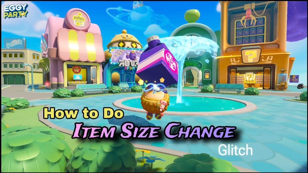 Eggy Party - How to Do Item Size Change Glitch {Game Guide} (iOS) - YouTube