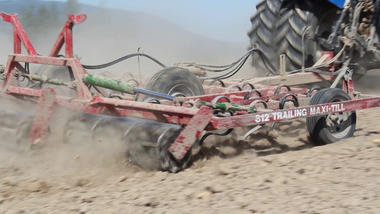 Rata Heavy Duty 812 Maxitill Field Cultivator at work - YouTube