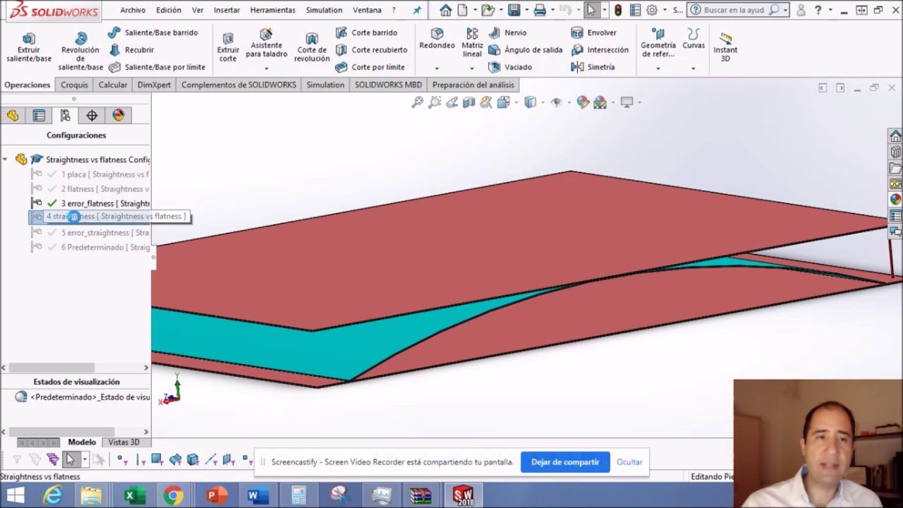 ¿Cuál es la diferencia entre rectitud y planicidad? (GD&T) - YouTube