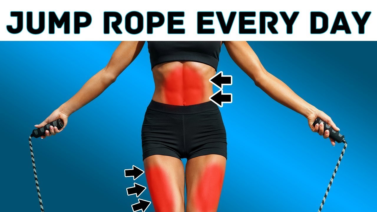 10 minutes of jumping rope every day will do that to your body - YouTube