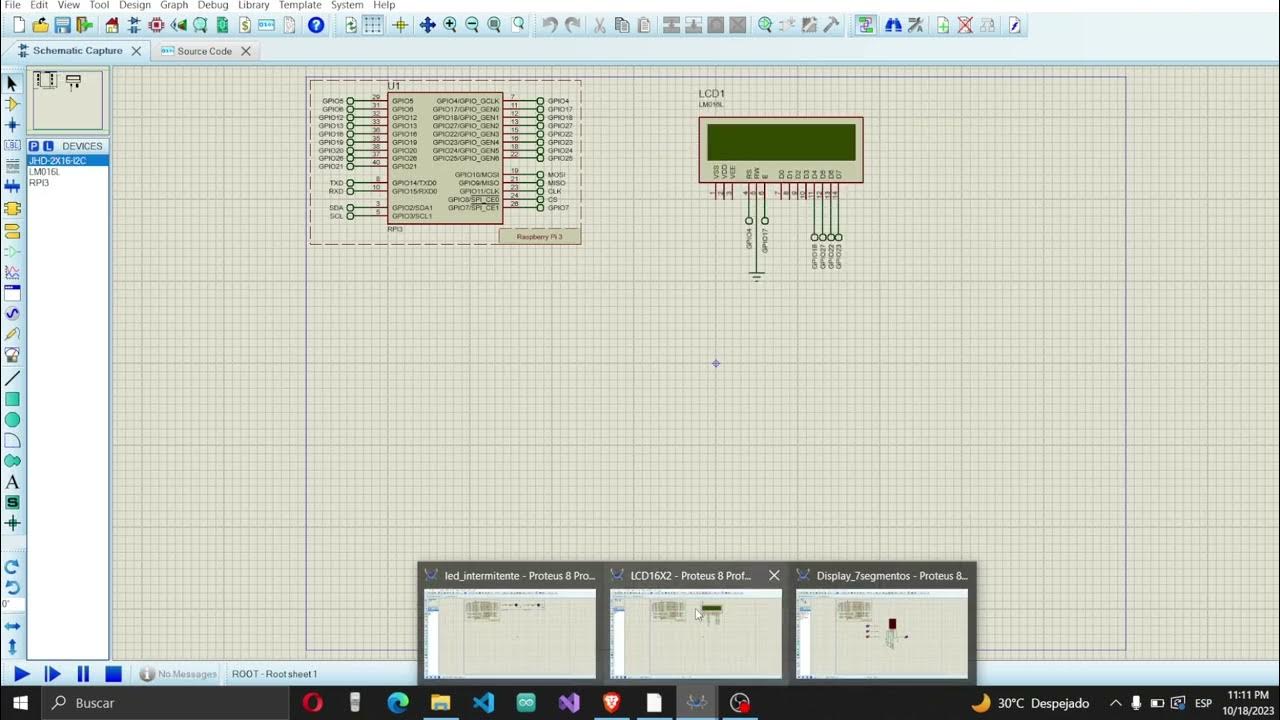 3 Proyectos + con Raspberry Pi en Proteus - YouTube