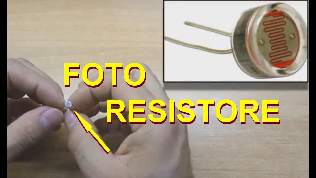 Cos'è il FOTORESISTORE e cosa si può fare con la sua resistenza - YouTube