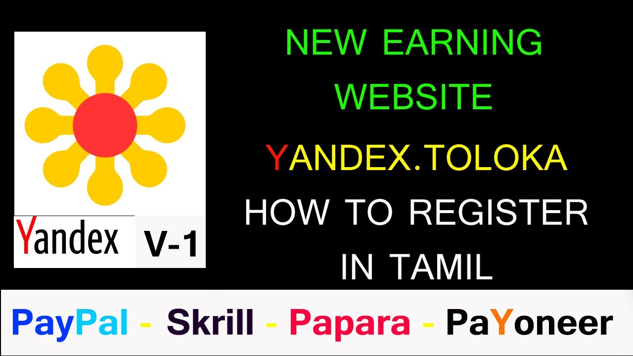 New Earning Website Yandex.Toloka Simply Task Work | How to Register ...