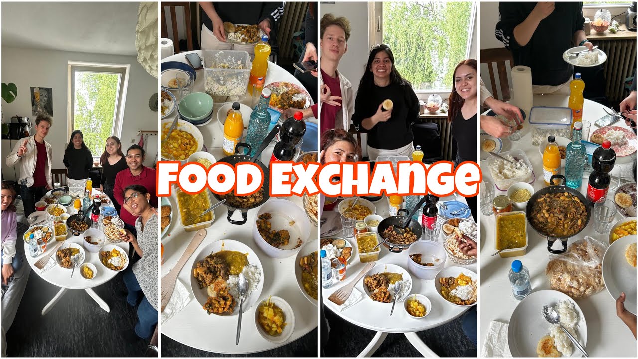 Food exchange with international students from JLU,Germany , Giessen ...