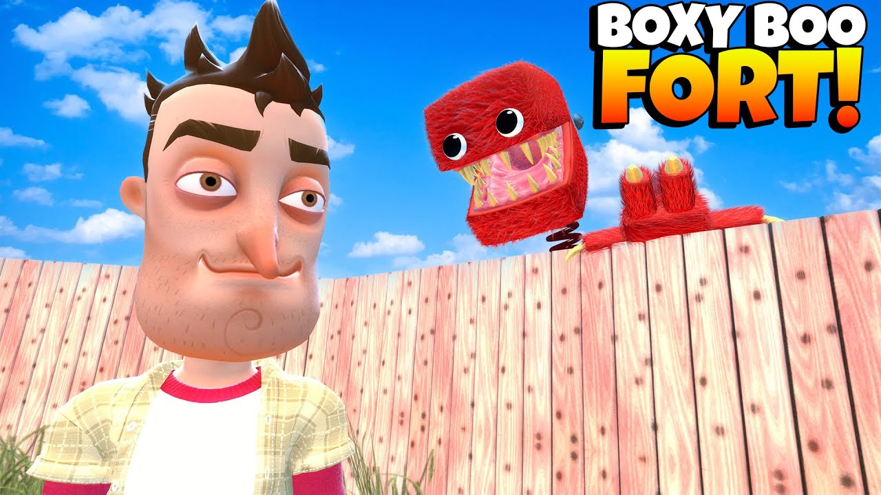 Can BOXY BOO Get Inside Our Fort in Garry's Mod? - YouTube