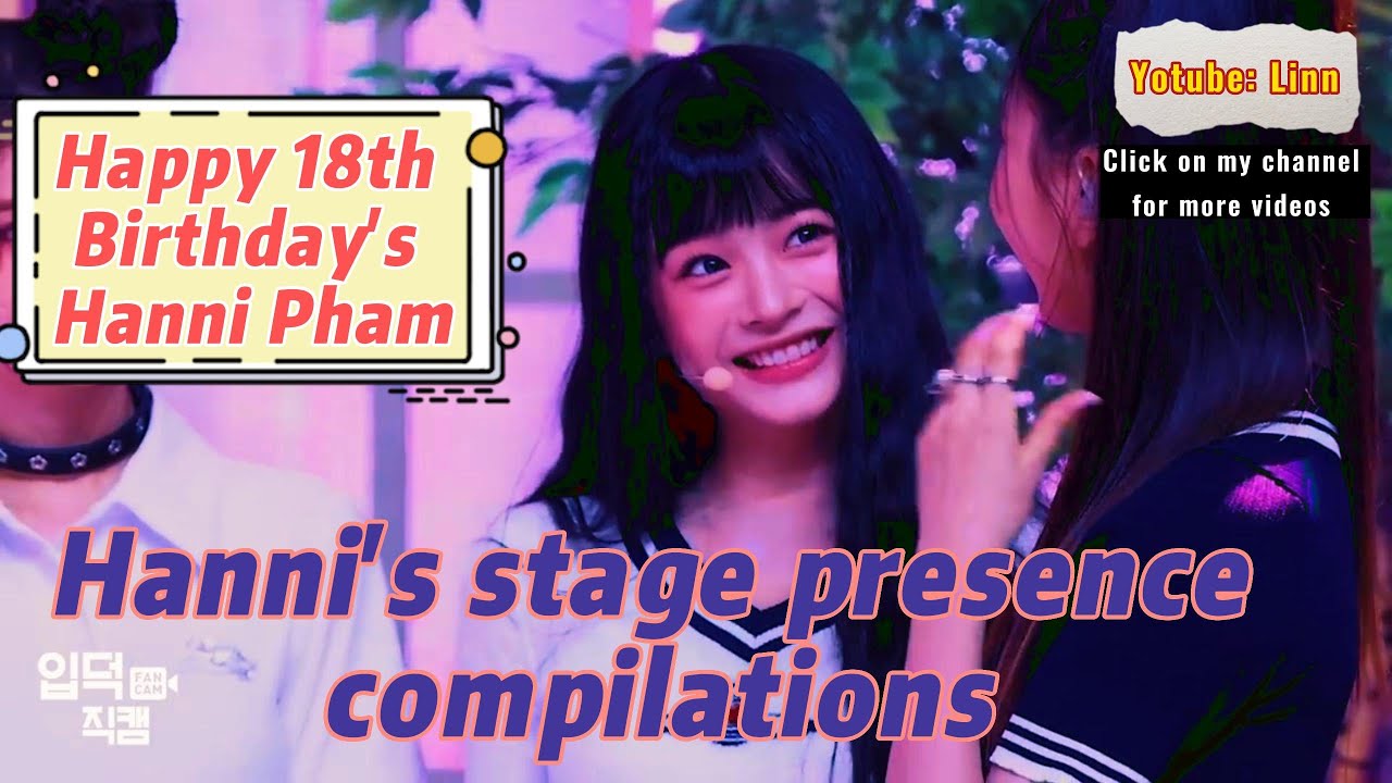 Hanni's stage presence compilations #newjeans #hanni - YouTube