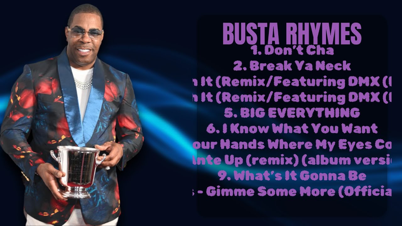 Busta Rhymes-Year's music sensation-Premier Tracks Playlist-Commended ...