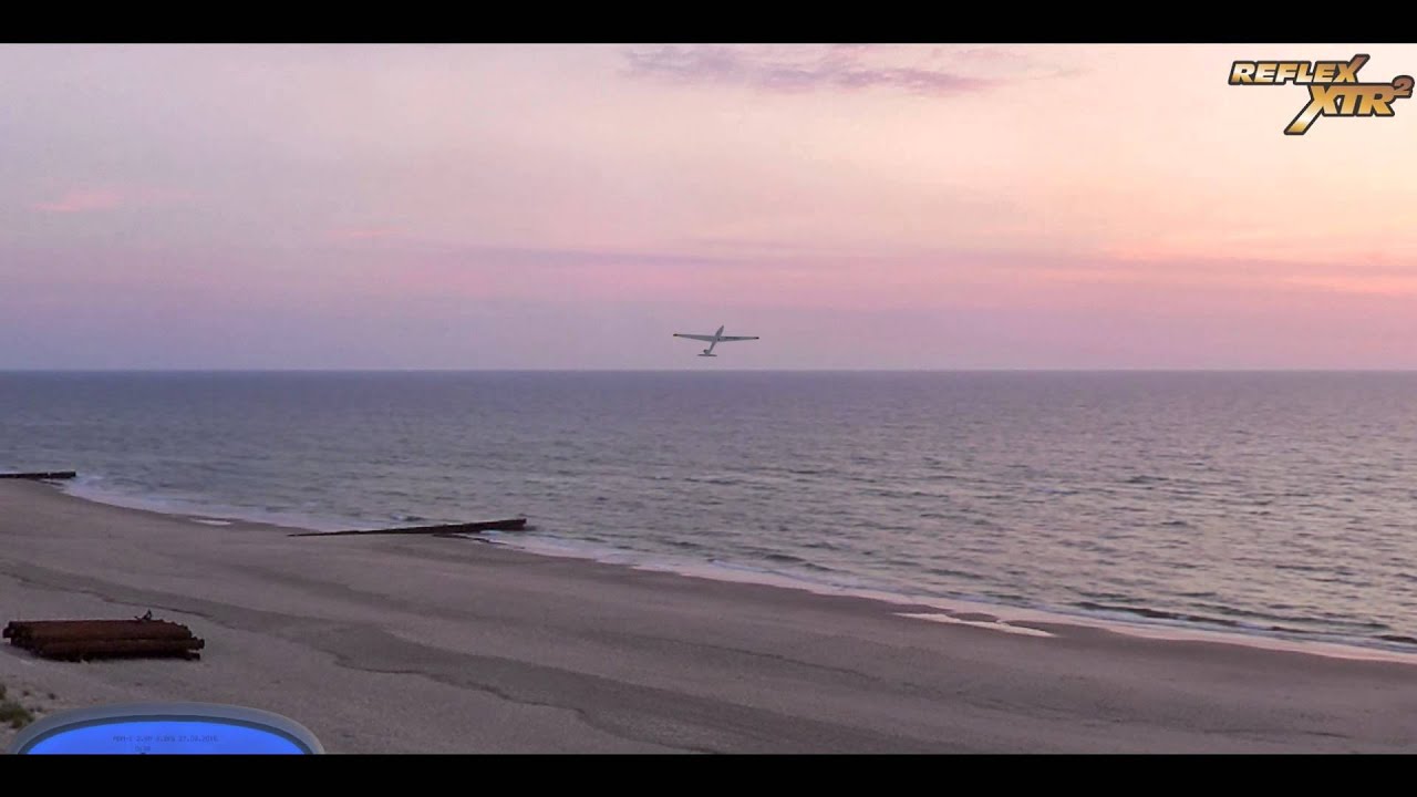 MDM1 Fox 2 8m 3 4kg, Hangflug Rotes Kliff-Sylt mit Reflex XTR2-Simulator - YouTube