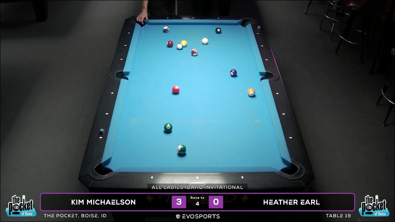 KIM MICHAELSON vs HEATHER EARL - THE POCKET - TABLE 19 | EvoSports ...