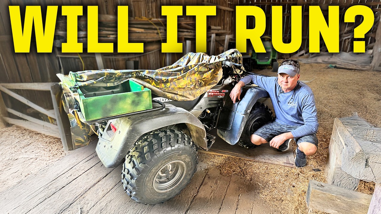 Can I get this 26 year old Suzuki ATV running? - YouTube